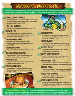 Cooters Restaurant and Bar Menu - Come to Cooters for the Food, Stay ...
